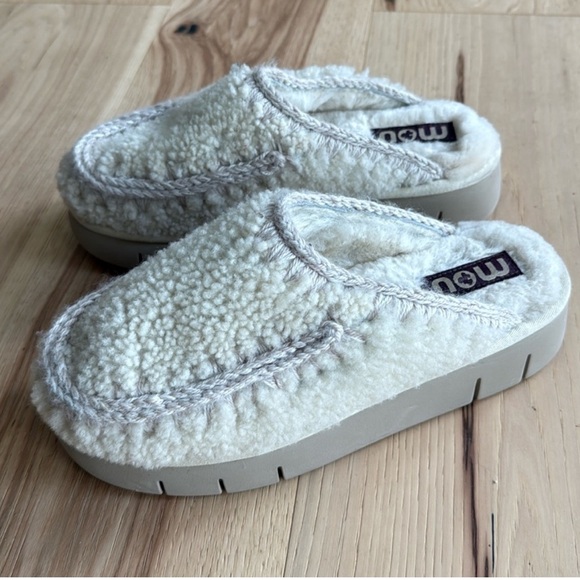 Mou | Shoes | Mou Bounce Clog Curly Sheepskin 39 | Poshmark